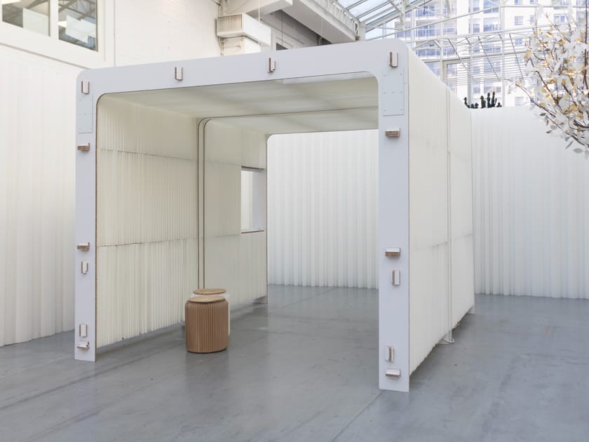 DROP Mobile modular cardboard office booth By Procédés Chenel ...