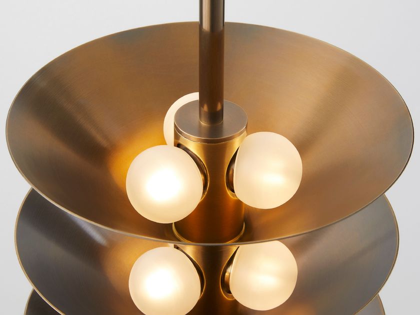 LED ceiling lamp DROP STACK 3 By Volker Haug Studio