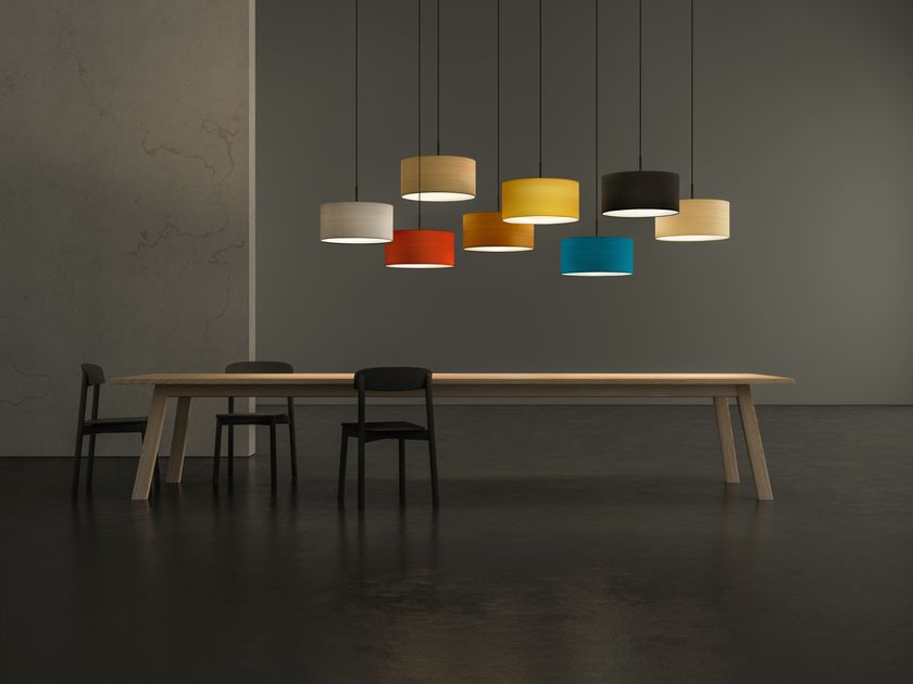 DRUM Fabric pendant lamp By Filumen | design Christian Finke