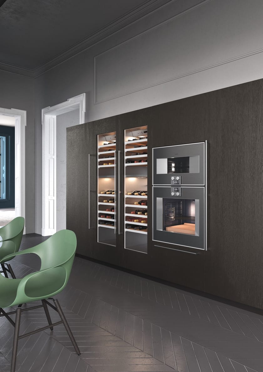 Kitchen with peninsula DUNE 04 Dune Collection By Pedini