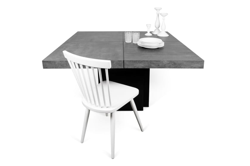 DUSK | Cement table Square cement dining table By TemaHome