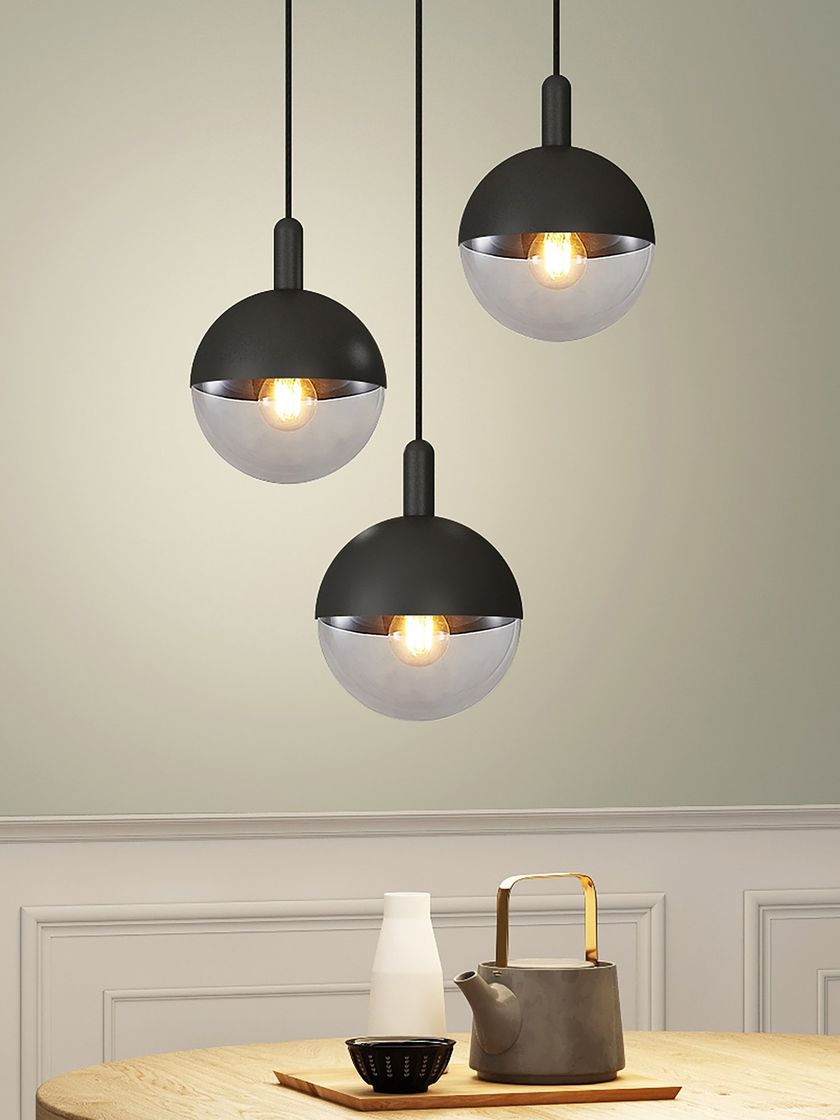 DUSTIAN 3 - 51CM Metal pendant lamp By Lucande | design Ingo Thiele