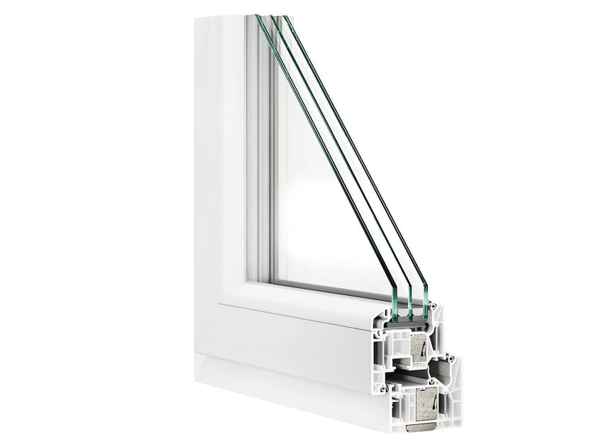 Finestra a battente in alluminio e PVC URANO - D&V Serramenti - Edilportale