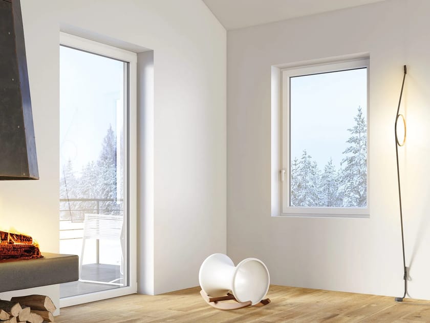 Finestra a battente in alluminio e PVC URANO - D&V Serramenti - Edilportale