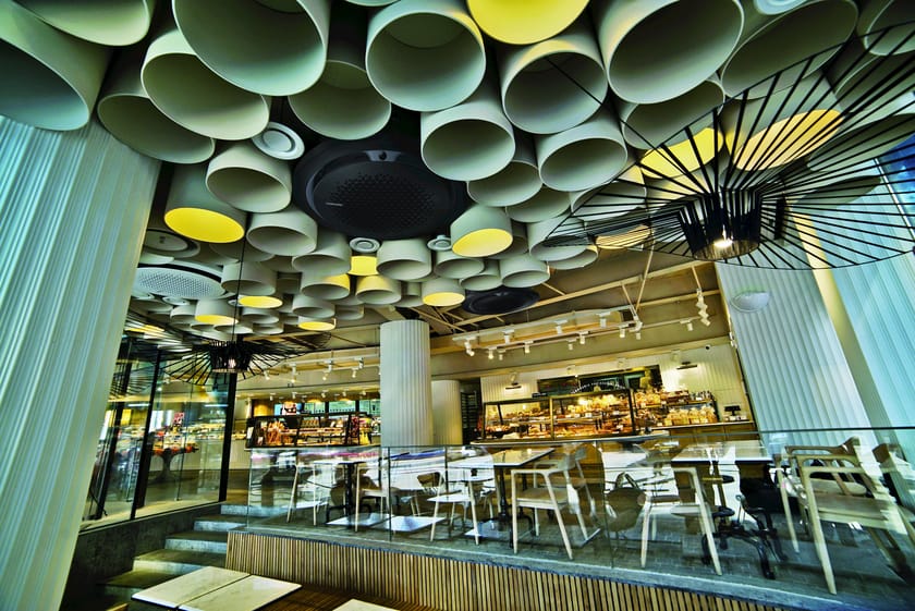 Ceiling mounted commercial mono-split air conditioning unit DVM Chiller ...