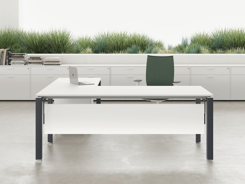 ENTITY Sectional melamine and metal office desk By DVO | design Antonio ...
