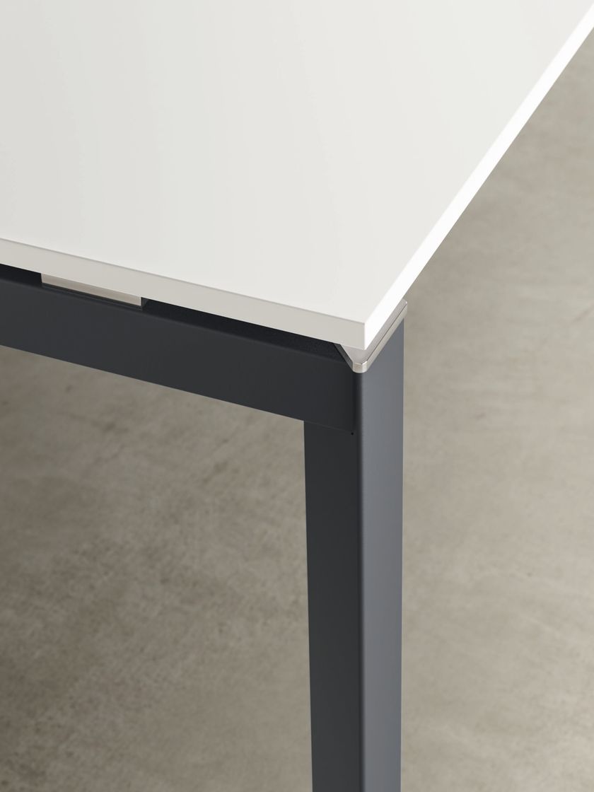 ENTITY Sectional melamine and metal office desk By DVO | design Antonio ...