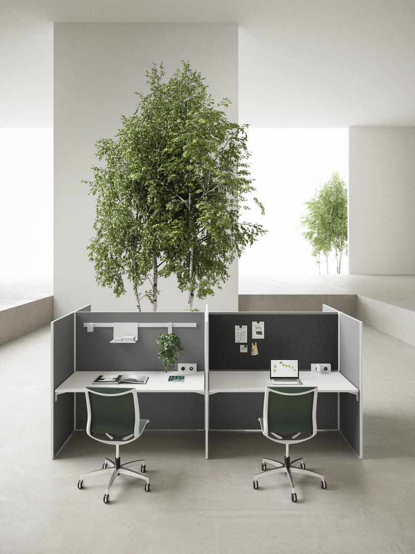 SHELL Acoustic felt office partition By DVO