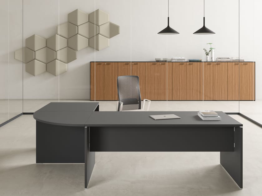 TREKO L-shaped sectional melamine office desk By DVO | design Antonio ...