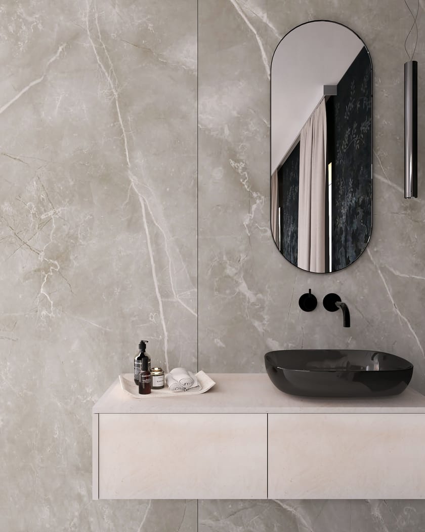 CLAP!WALL – PANELS Large marble-effect wall panels for interior ...