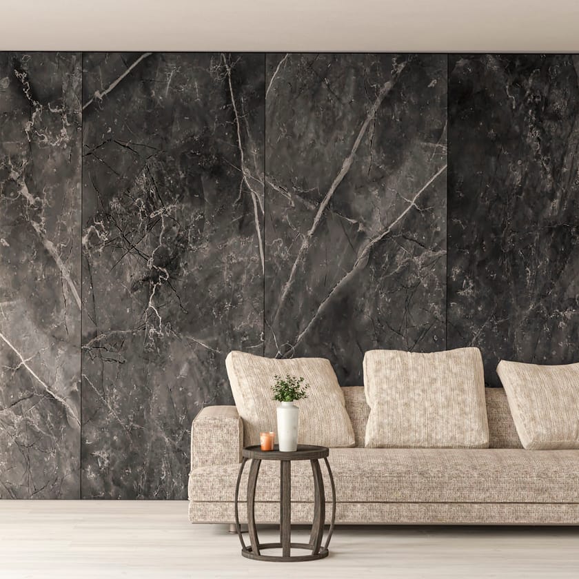 CLAP!WALL – PANELS Large marble-effect wall panels for interior ...