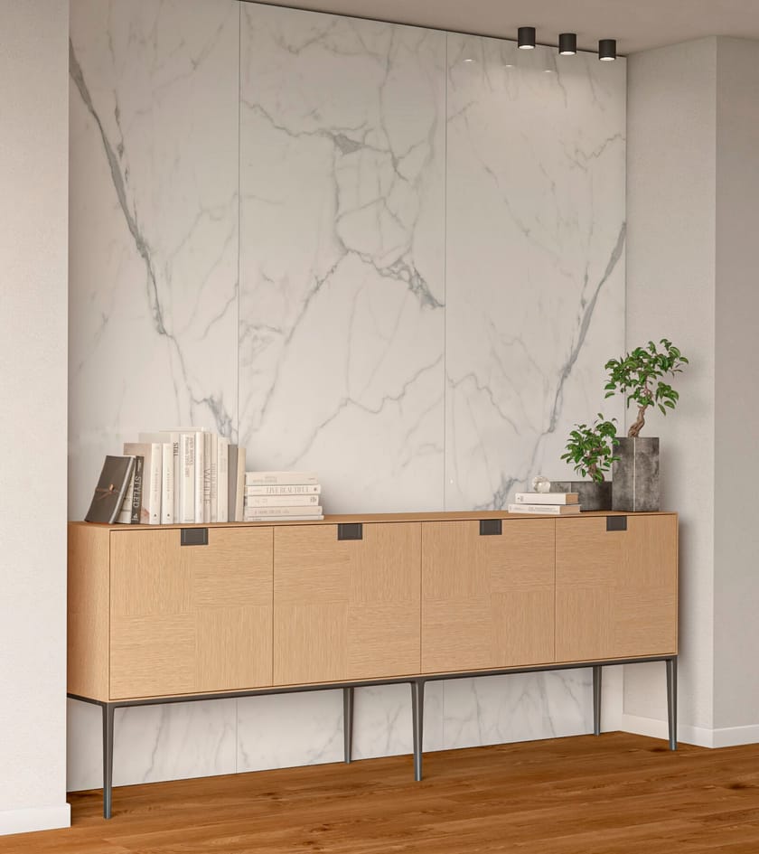 CLAP!WALL – PANELS Large marble-effect wall panels for interior ...