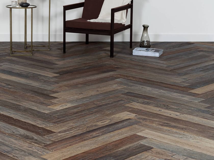 BÂTON ROMPU ORME CENTENAIRE RECYCLÉ Flooring By Décoplus Parquets