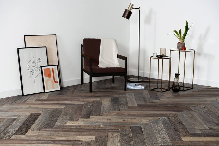 BÂTON ROMPU ORME CENTENAIRE RECYCLÉ Flooring By Décoplus Parquets