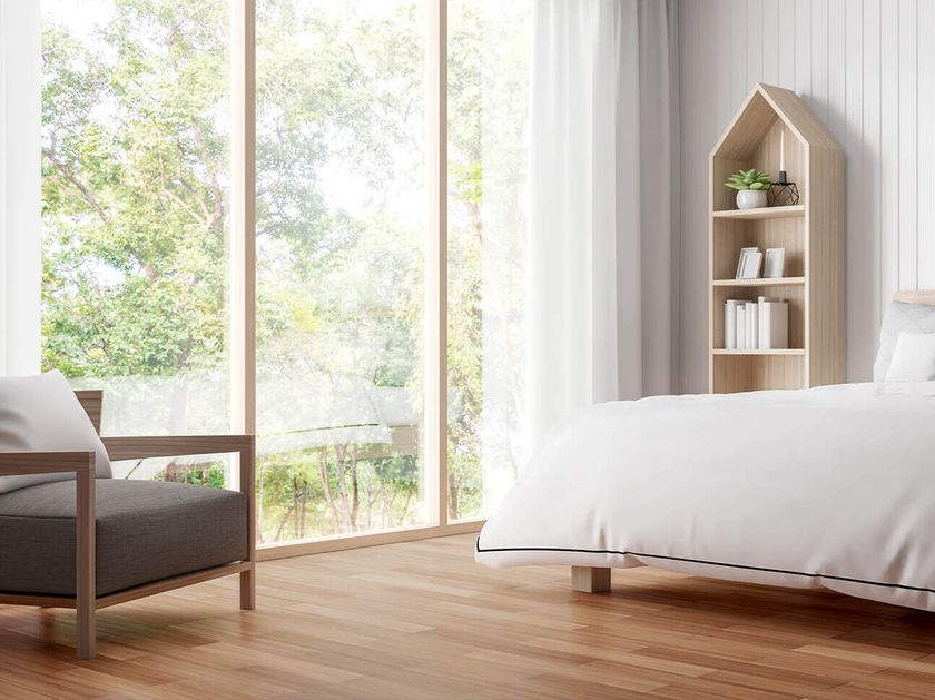 SELECTION NATUR' SMOKED Parquet flottant préfini en bois multi-niveau ...
