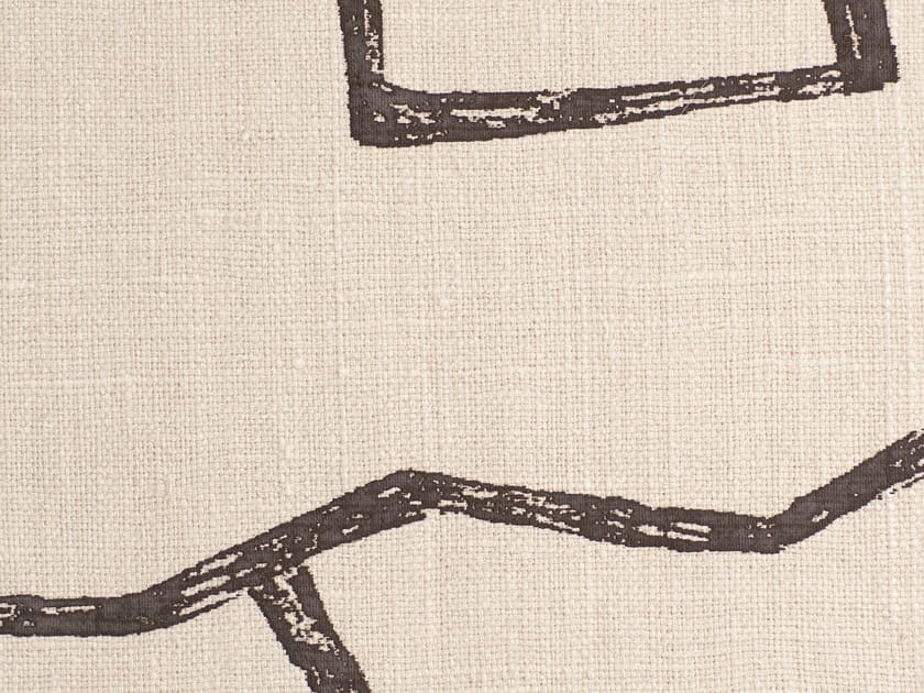 DIMODONG Fabric for curtains with graphic pattern By Dedar