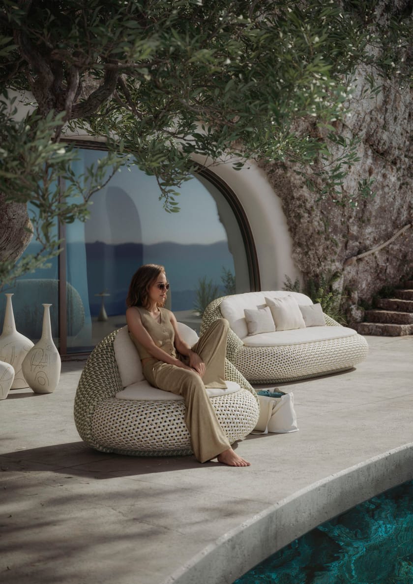 ATOLO Garden sofa By DEDON