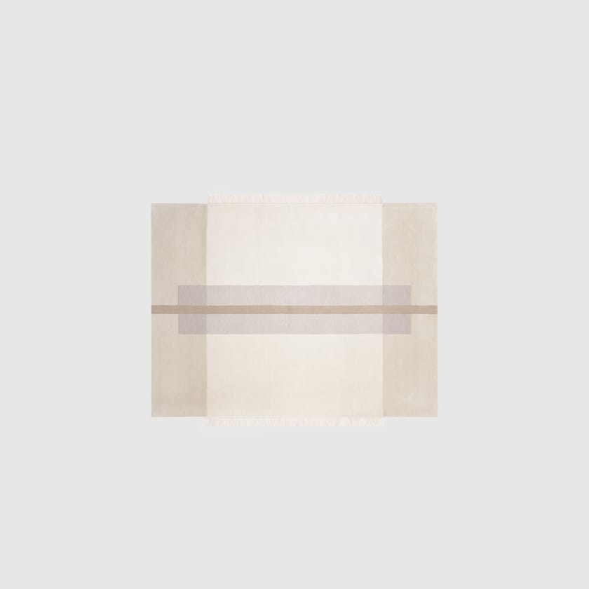 OVERLAY RECTANGLE NEUTRAL Rug By DesignByThem