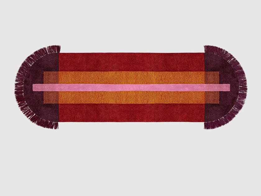 OVERLAY RUNNER LARGE BURGUNDY Rug By DesignByThem