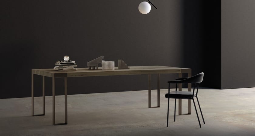 FRAME Rectangular oak table By Devina Nais