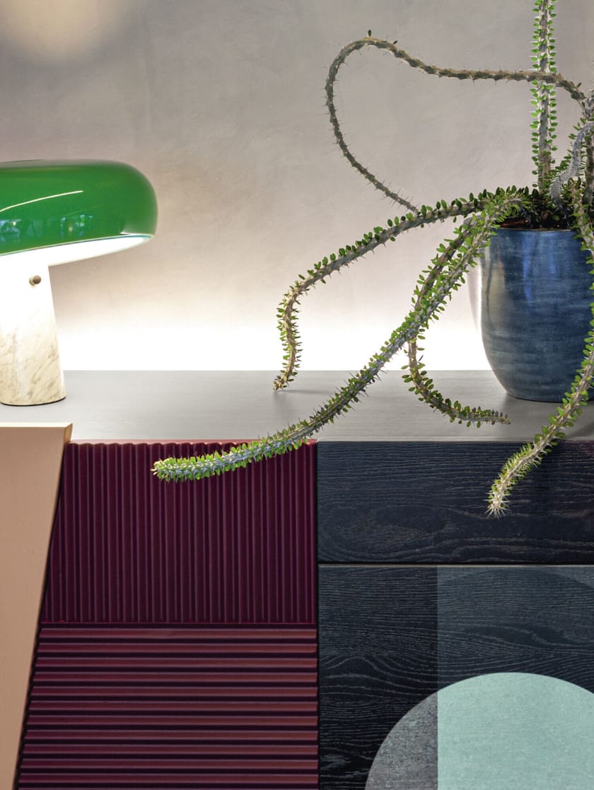 ZERO.16 DECO Wooden sideboard with doors By Devina Nais