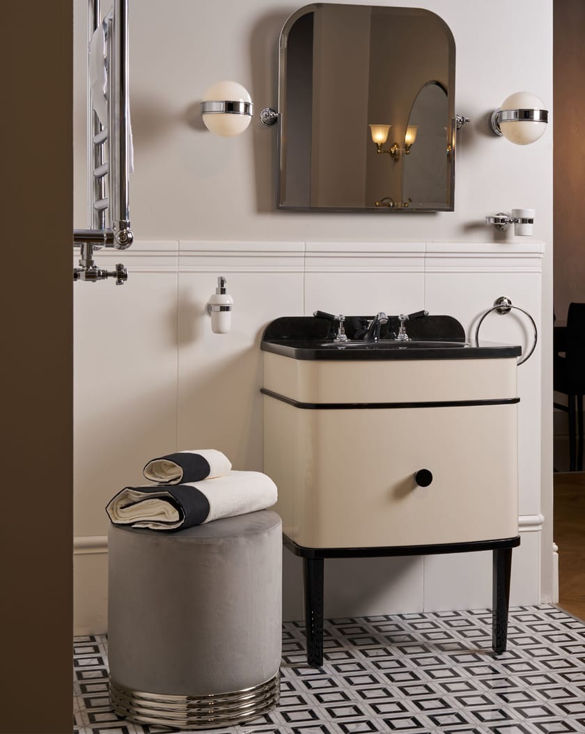 MUSIC JUNIOR Floor-standing vanity unit By Devon&Devon