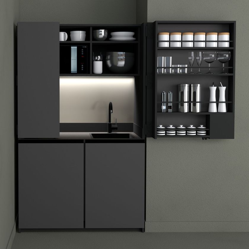 PIA VISS Q Hideaway mini kitchen By Dizzconcept | design Darko Špiljarić