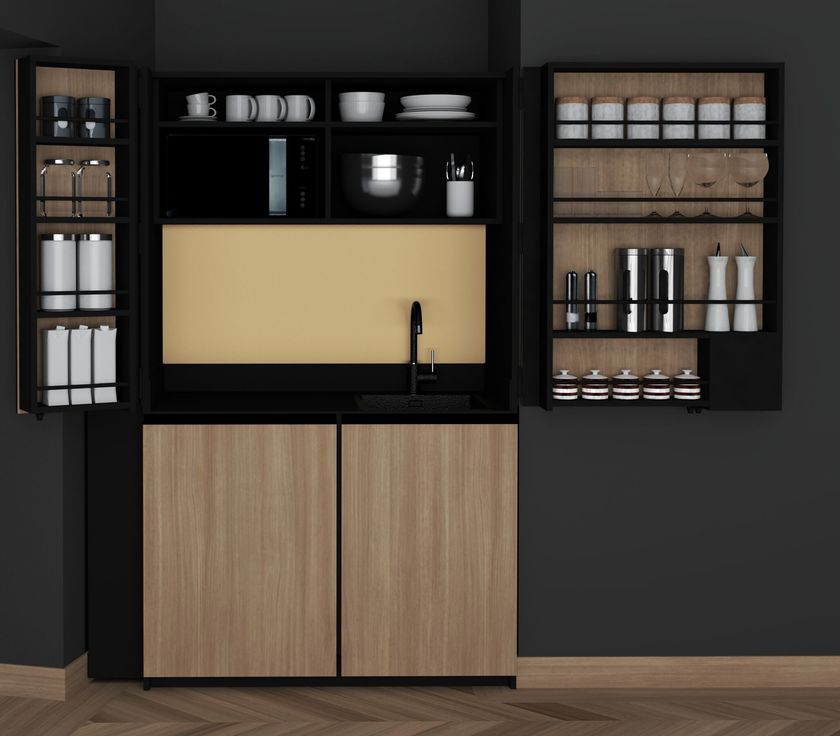 PIA VISS Q Hideaway mini kitchen By Dizzconcept | design Darko Špiljarić