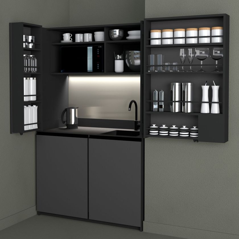 PIA VISS Q Hideaway mini kitchen By Dizzconcept | design Darko Špiljarić