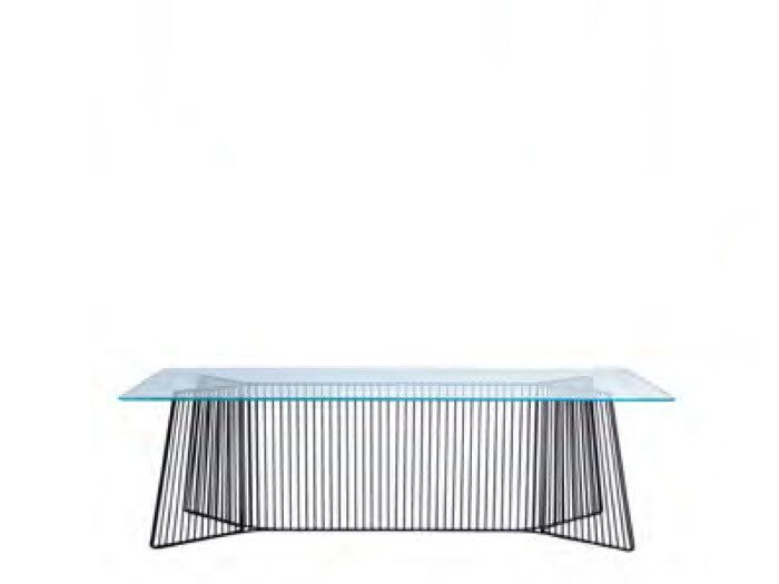 ANAPO Table en verre trempé By Driade | design Gordon Guillaumier