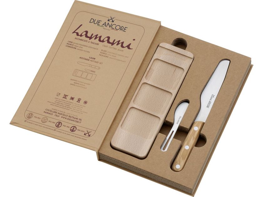 MUSTARD Kitchen knife By Due Ancore