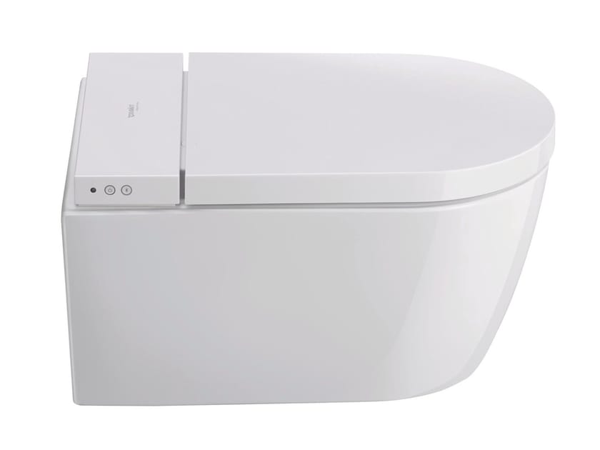 SENSOWASH 650000 Wall-hung ceramic toilet with spray By Duravit