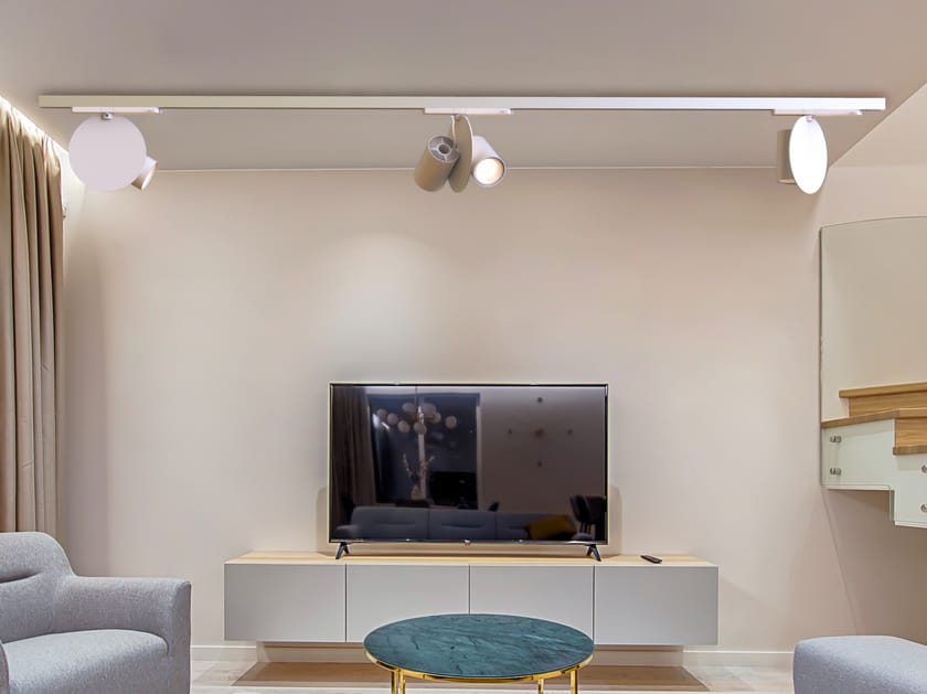 Aluminium Track-Light E/CLISSI By Makris design Alessandro Canepa
