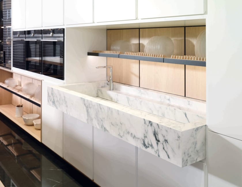 Kitchen with island without handles E6.00 / E4.90 Emotions - Kitchens ...