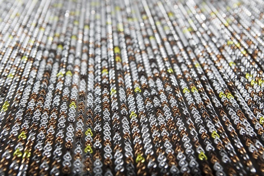 Aluminium chain curtain EARTH By Kriskadecor