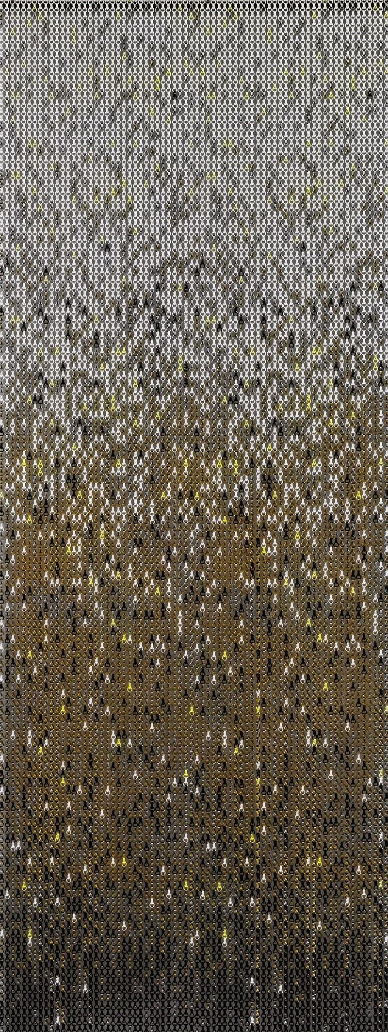 Aluminium chain curtain EARTH By Kriskadecor