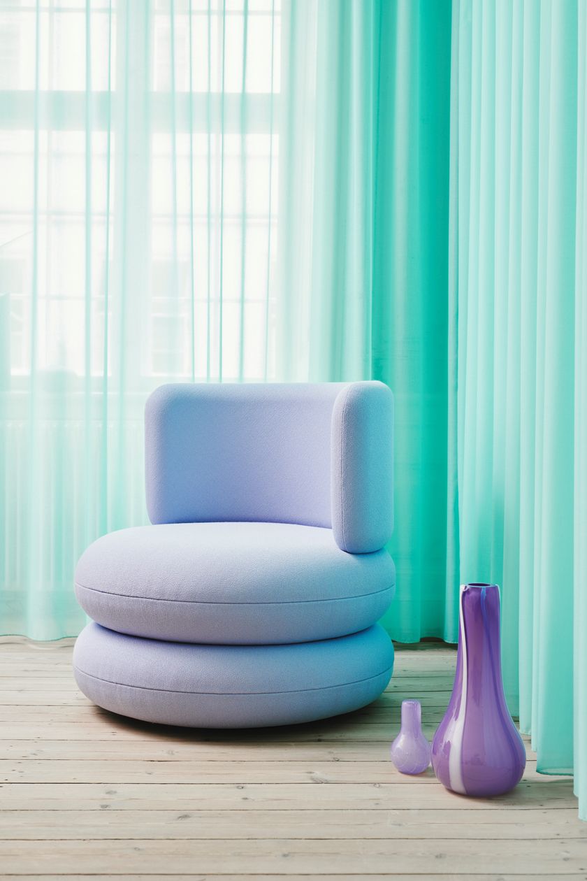 EASY CHAIR Fabric easy chair By Verpan | design Verner Panton