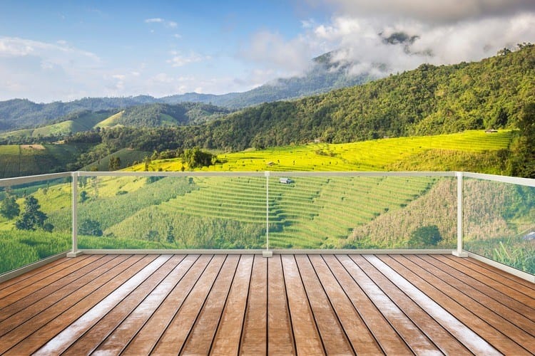 Glass Window railing EASY GLASS® HYBRID By Q-RAILING ITALIA