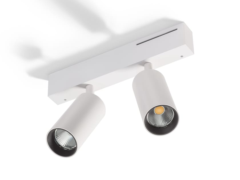 LED adjustable ceiling lamp EASY TUBED DOUBLE By Orbit