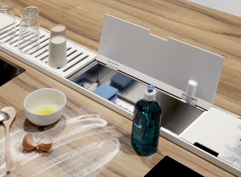 Kitchen equipped track EASYRACK KITCHEN STEP | Cleaning holder By ...