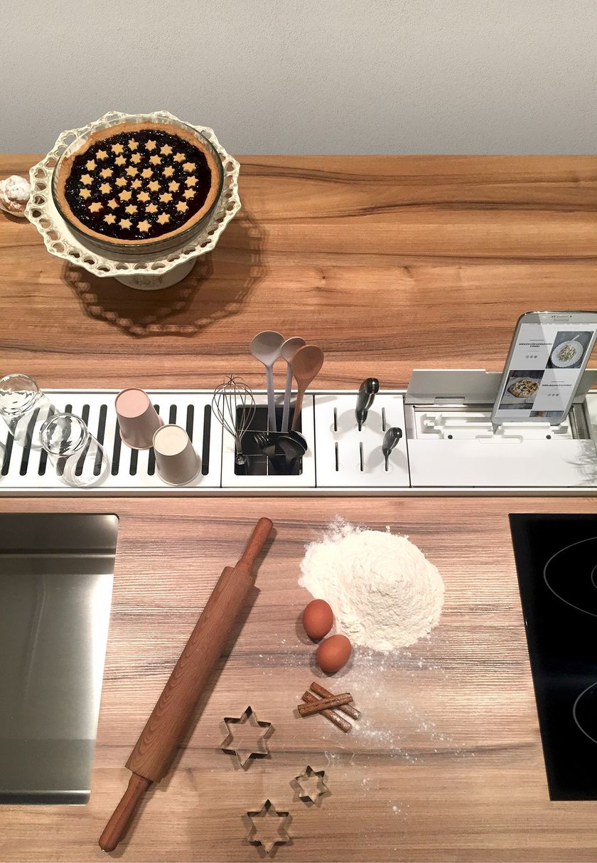 EASYRACK KITCHEN STEP | Kitchen equipped track By DOMUSOMNIA