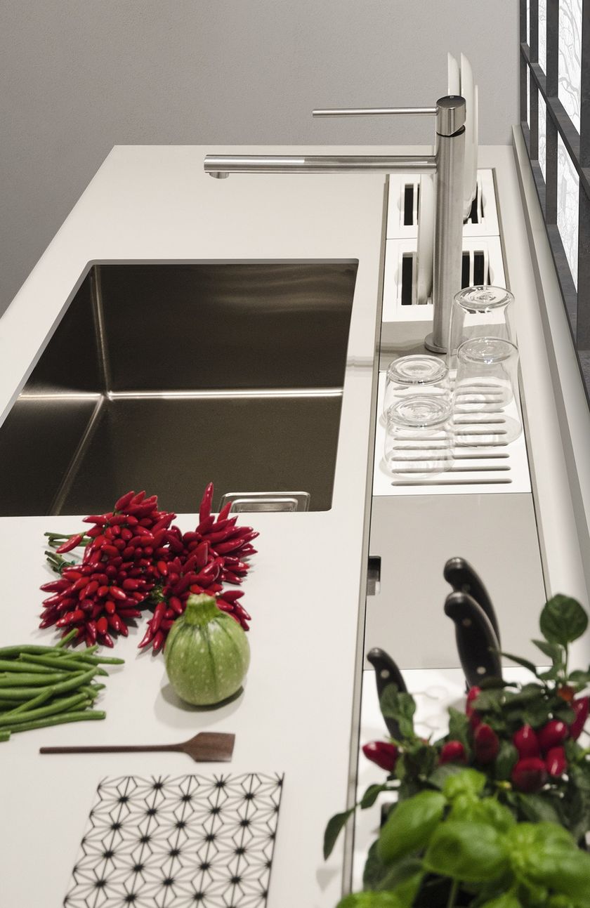 EASYRACK KITCHEN STEP | Kitchen equipped track By DOMUSOMNIA