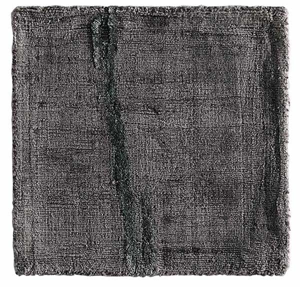 Solid-color rectangular silk rug ECLAT By Toulemonde Bochart