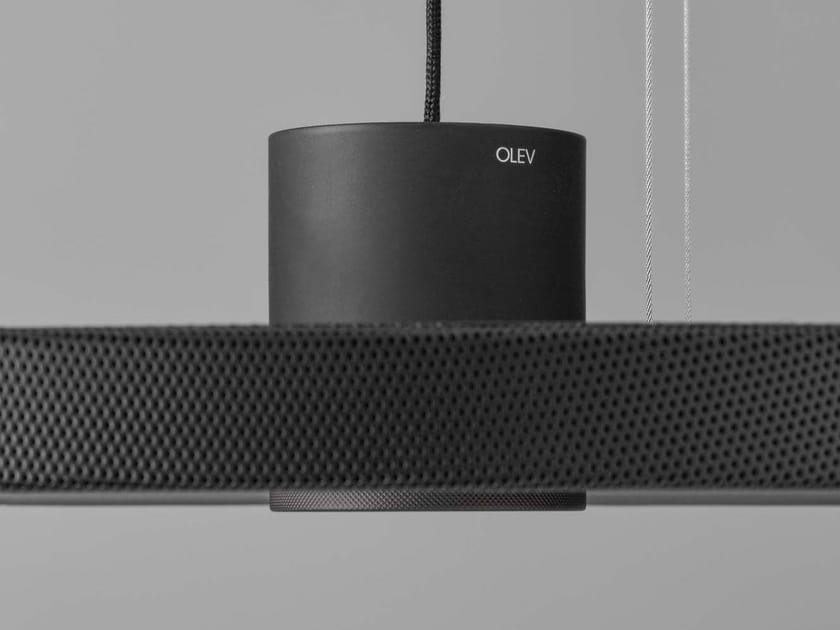 LED perforated metal pendant lamp ECLIPSE BEAM SILENCE By Olev design ...