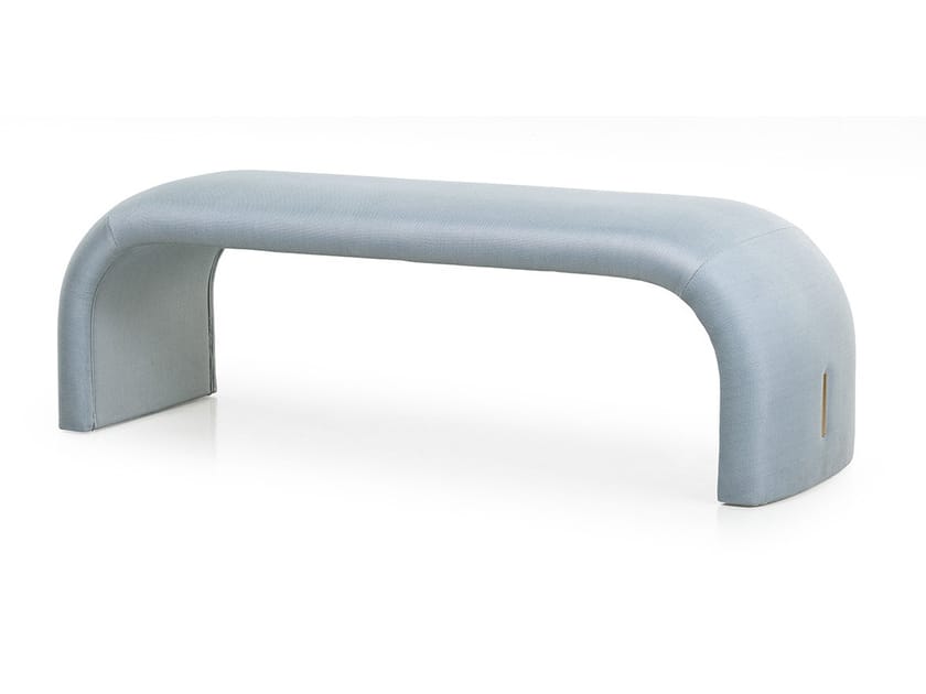 ECLIPSE Upholstered fabric bench By Turri | design Andrea Bonini