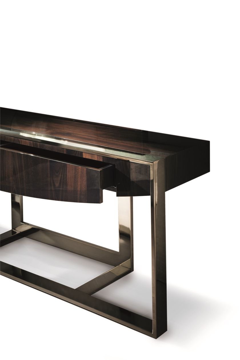 ECLIPSE | Console table Rectangular wooden console table with drawers ...