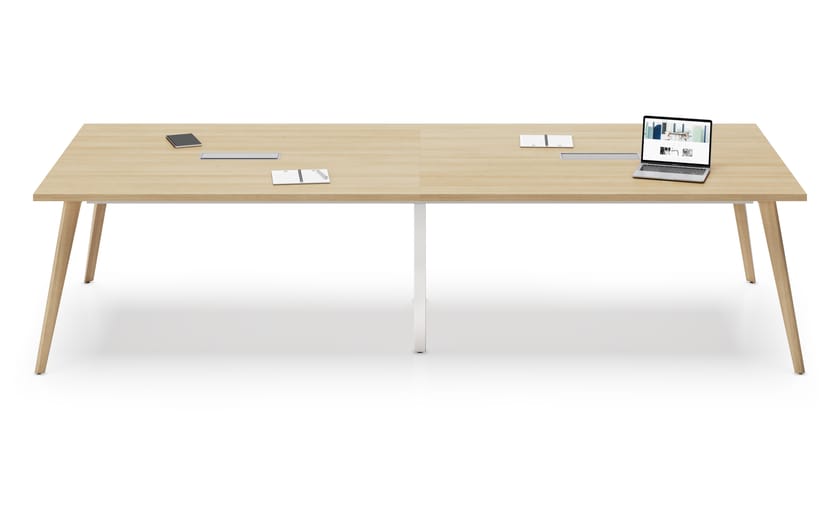 ECOWOOD | Mesa de reunión rectangular By Cider Edition