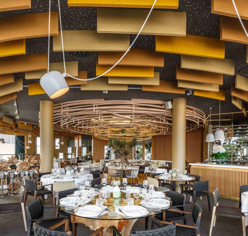 FOAM BAFFLE Painel acústico suspenso By ECOcero