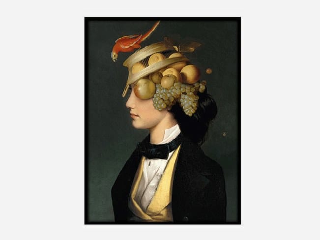 Peinture décorative en aluminium EDMÉE Collection Portraits Collector ...