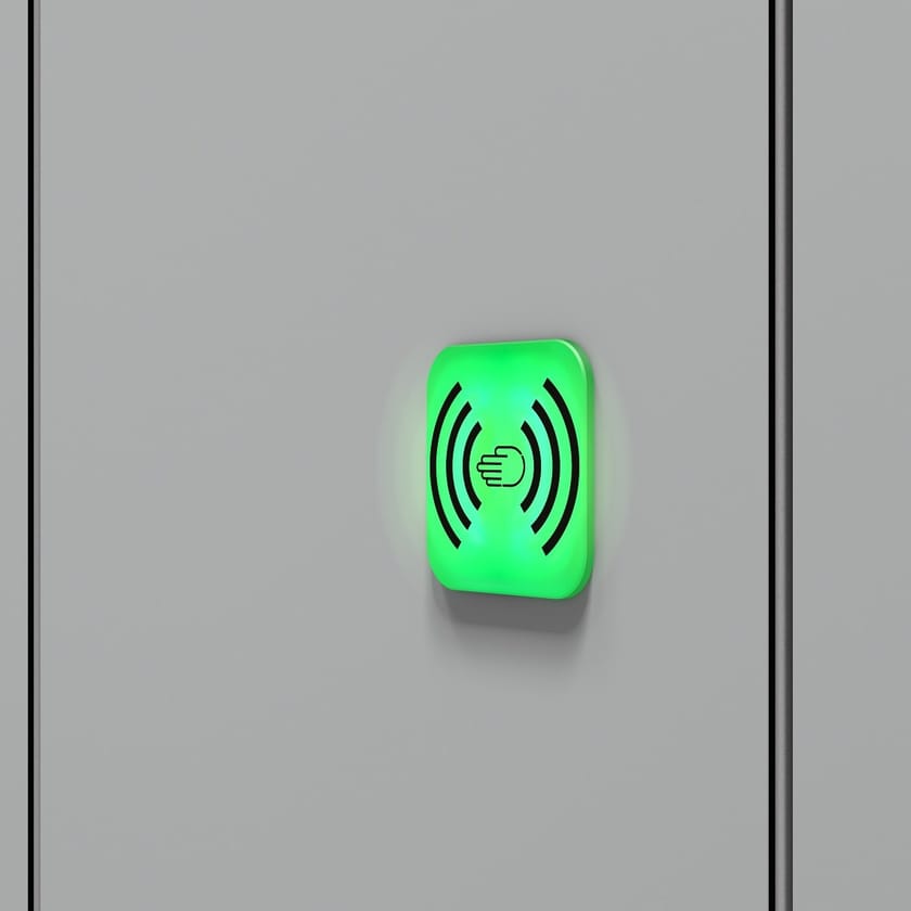 EF-3 LOOK & WAVE ALTUS Toilet partition walls with touch-free doors By ...